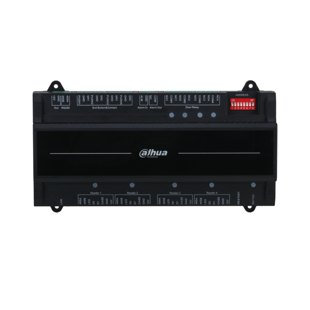 Controlador De Acceso Para 4 Puertas Dahua 1 sentido ASC2204B-S – Infinity Seguridad